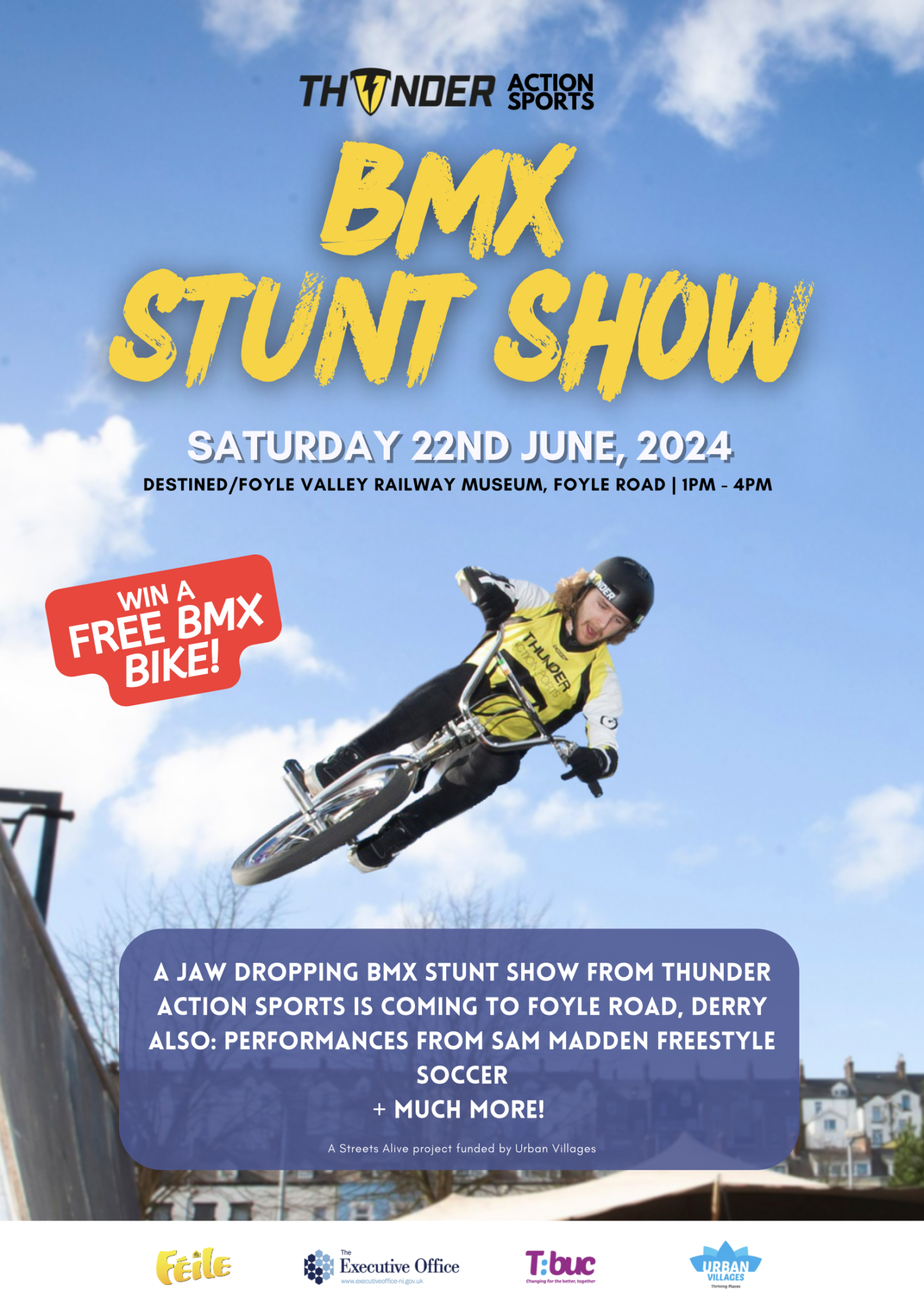 13th June 2024 - BMX Stunt Show at Destined - Féile Derry